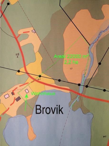 Arealkarte Brovik | Schweden Immobilien Online